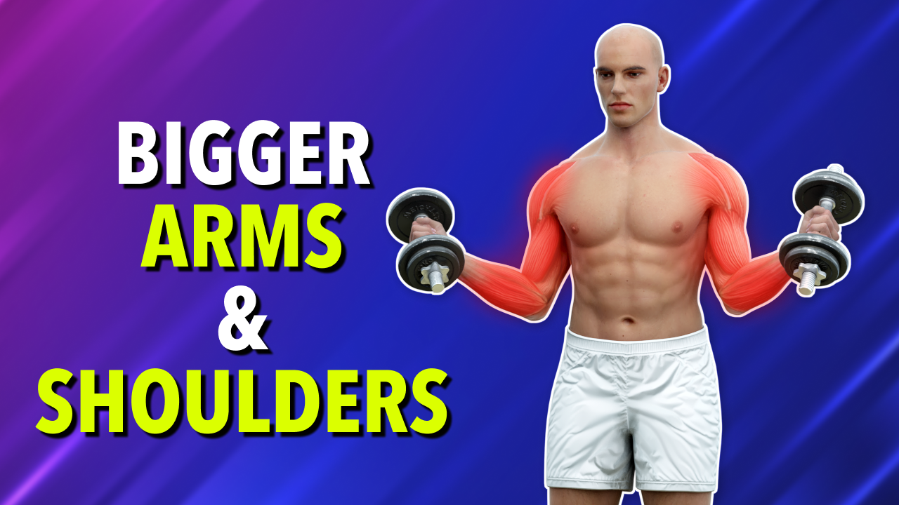HOME DUMBBELL WORKOUT - BIGGER ARMS & SHOULDERS - Oscar's Gym Workouts and Exercises